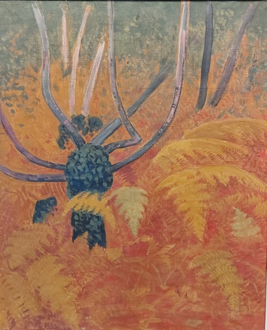 Arbre têtard et fougères d’automne - Comité Sérusier